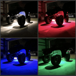 Infinite Offroad ATV / 4-Wheeler RGB+W Color Change Rock Lights - Lift ...